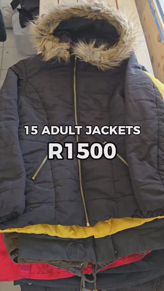 A GRADE 15pcs Adult Jackets – Pick & Choose Wholesale